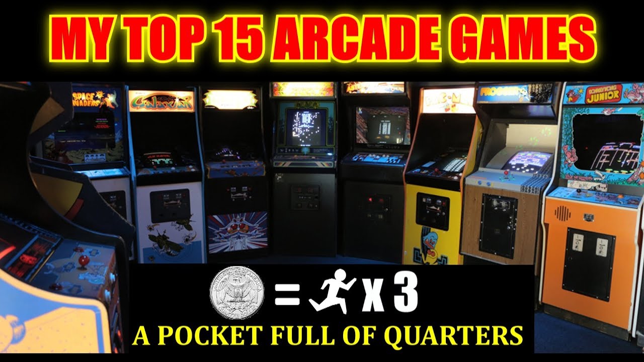 Top 15 Arcade Games from the 1980's "Nick's Picks" Game Play - YouTube