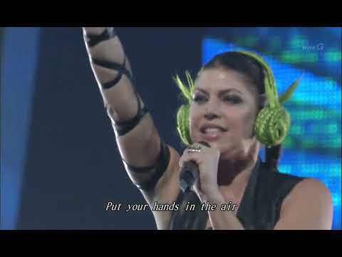 Black Eyed Peas - Boom Boom Pow (with lyrics) (Live in Japan) HD