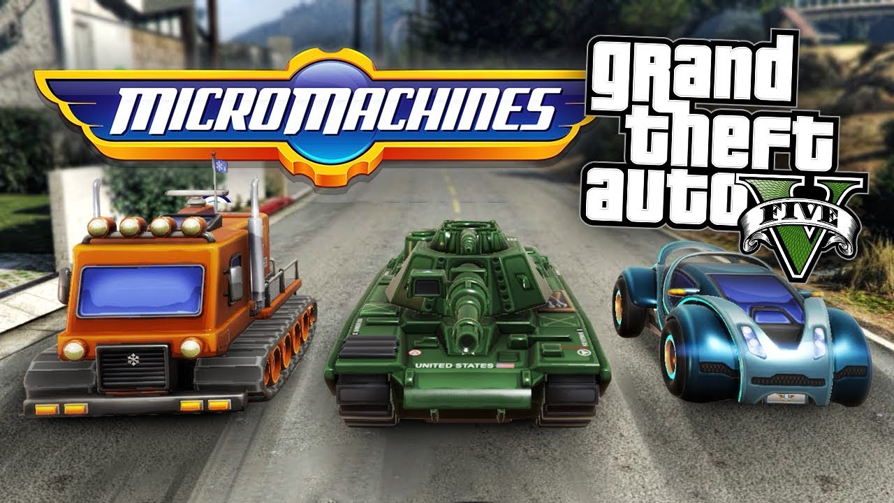 MICRO MACHINES RACE! (GTA 5) - YouTube
