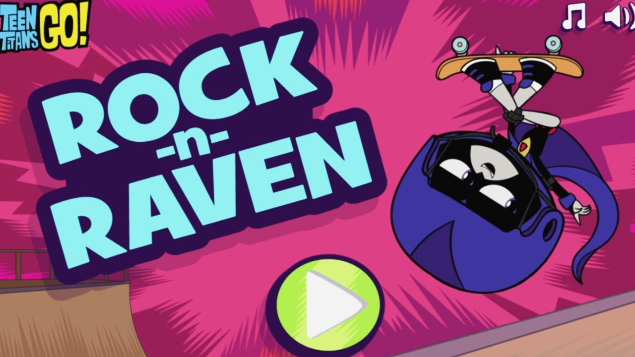 Teen Titans Go: Rock-n-Raven [Cartoon Network Games] - YouTube