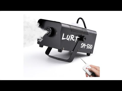 LURT Fog Machine 500W Mini Smoke machine with Wireless Remote Control ...