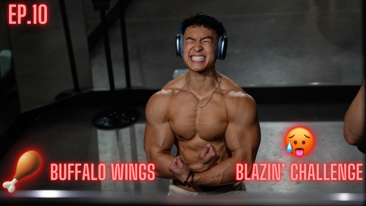 BUFFALO WINGS BLAZIN' CHALLENGE + PULL DAY | EP. 10 - YouTube