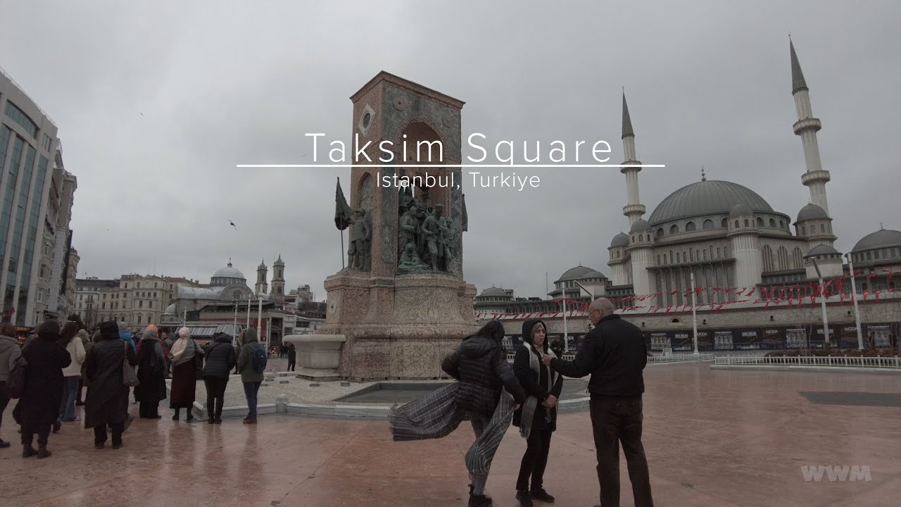 [4k]Taksim SQ Istanbul City Walk - YouTube