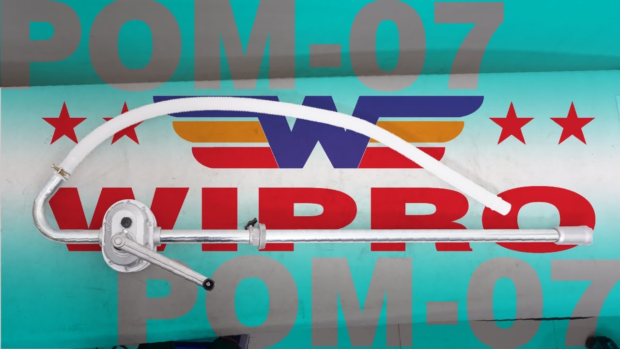 POMPA OLI MANUAL (HIGH FLOW) ALUMINIUM [POM-07] | WIPRO - YouTube