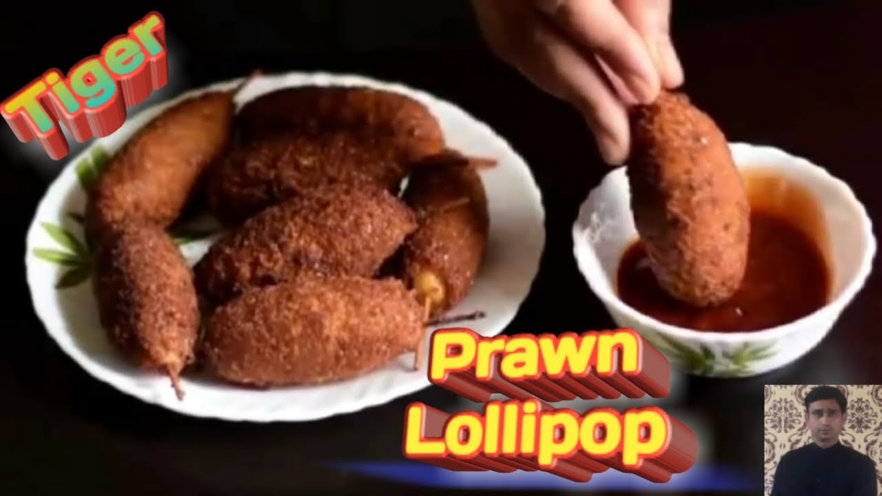 Tiger prawn lollipop| Prawn Lollipop| Prawn Kabab|Prawn Recipe In Hindi ...