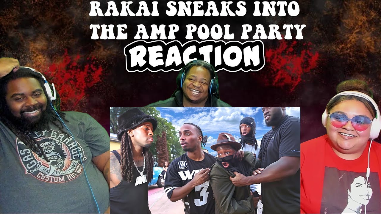 Rakai Sneaks Into The AMP Pool Party.. (didnt last long) | REACTION ...