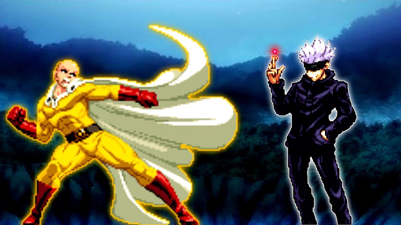 Accurate Saitama OP VS Manga Gojo V4 OP in Jump Force Mugen - YouTube
