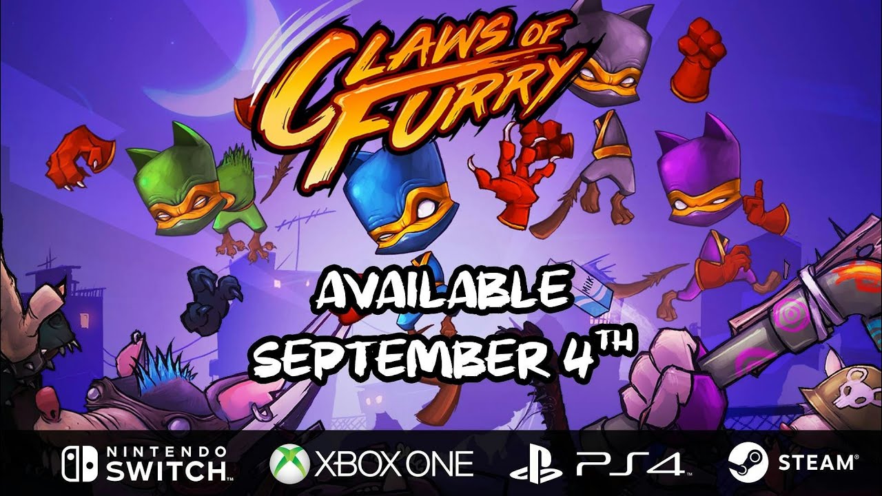 Claws of Furry Scratches in a September Release Date on PS4 - YouTube