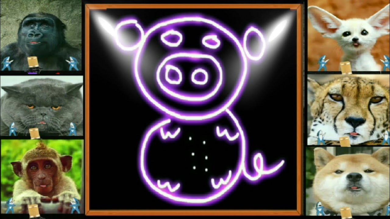 The animals sing one circle one circle one big circle - YouTube