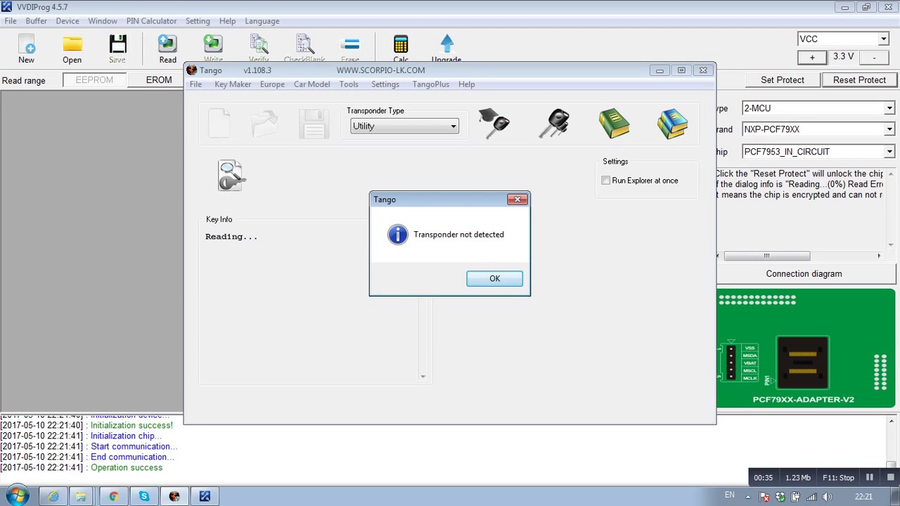 Renew BMW F series key PCF7953 with VVDI prog - YouTube