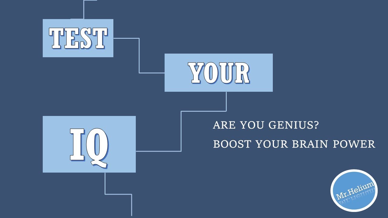 Test your IQ level - YouTube