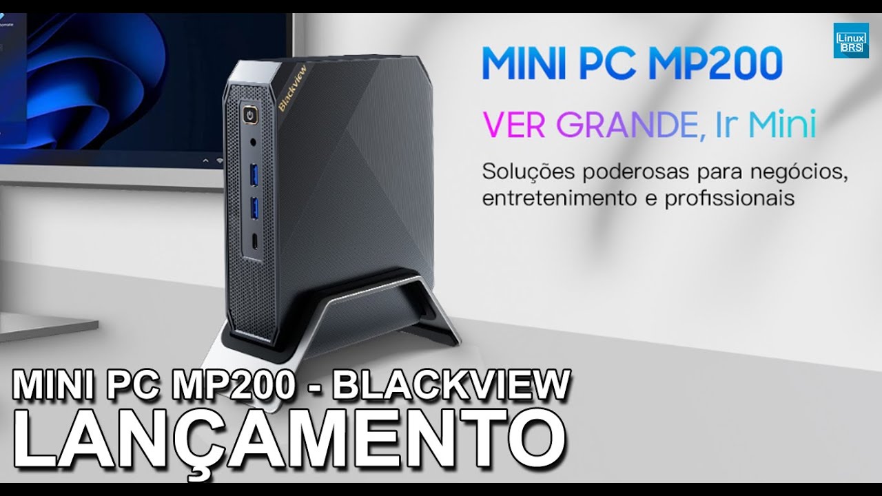 LANÇAMENTO - BLACKVIEW MINI PC MP200 - Computador SUPER COMPACTO - YouTube