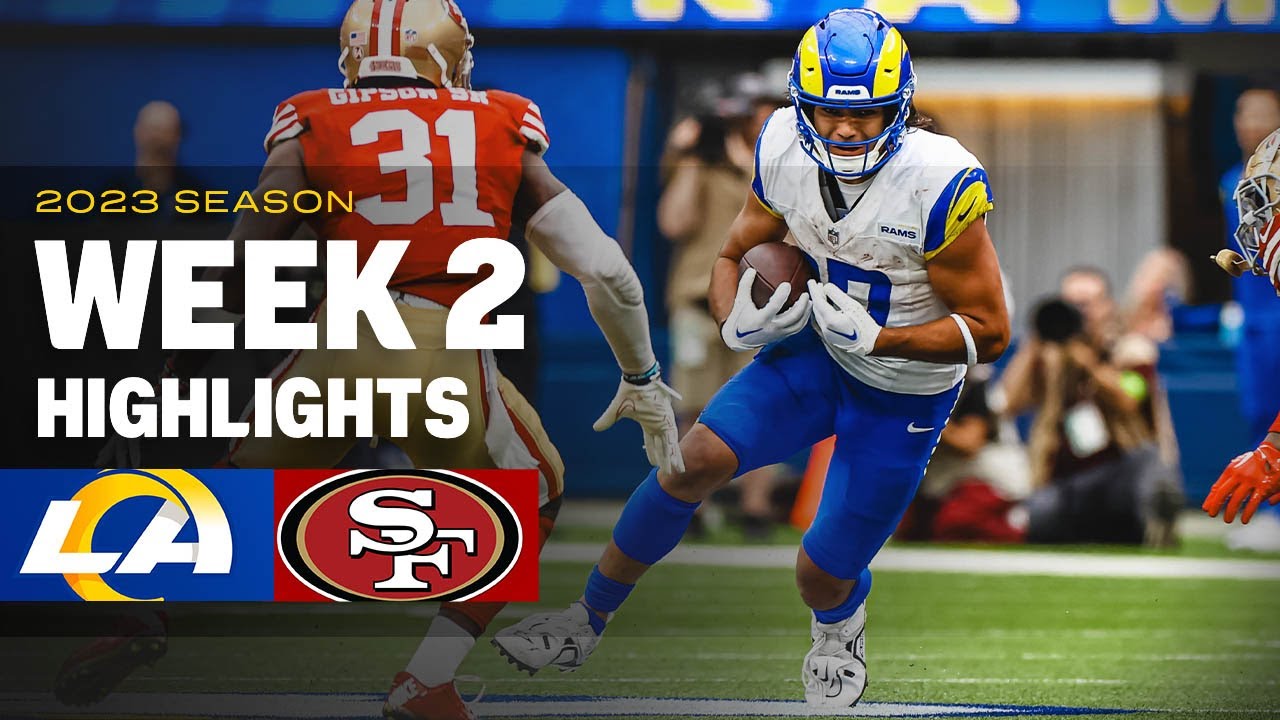 Highlights: Rams Top Plays vs. 49ers In Week 2 | Kyren Williams' TDs ...