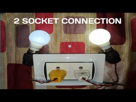 2 Socket Board Wiring Kaise Karen // 2 Socket Extension Board Wiring ...