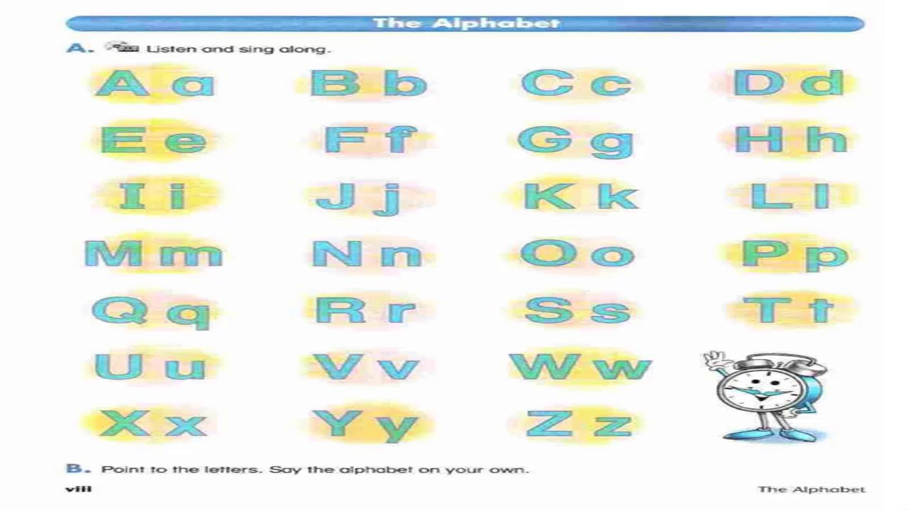 English Time Student Book: Classroom Language & Alphabet | Tiếng Anh Vỡ ...