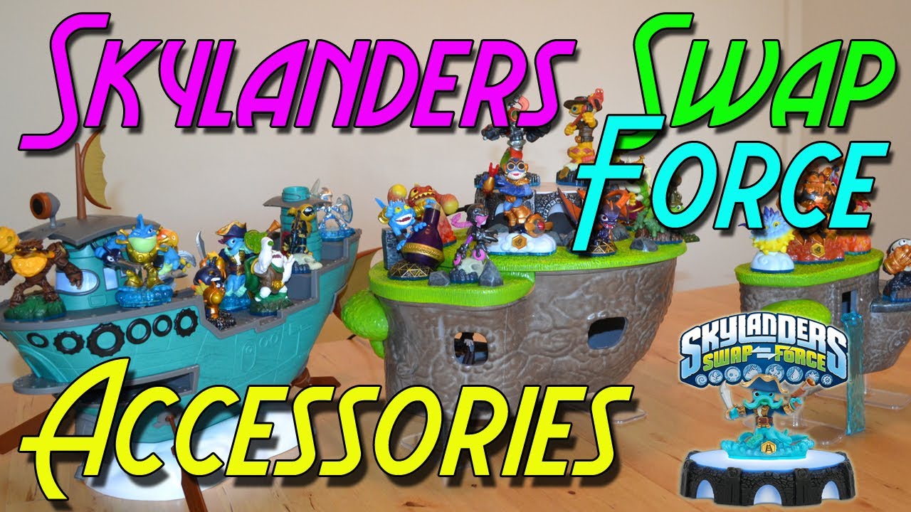 Skylanders Swap Force Accessories -Skylands, Flynn's Ship and More ...