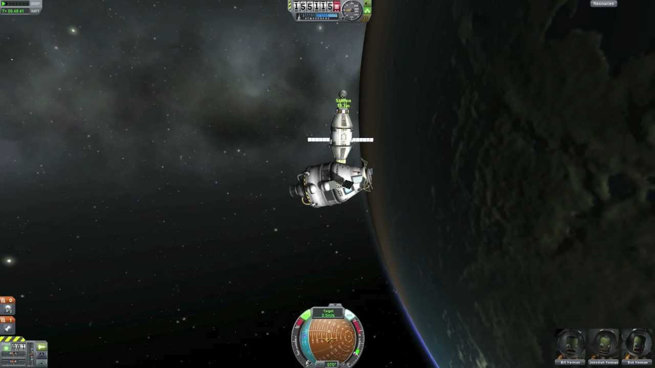KSP 0.18 Tutorial #3 Rendezvous and Docking - YouTube
