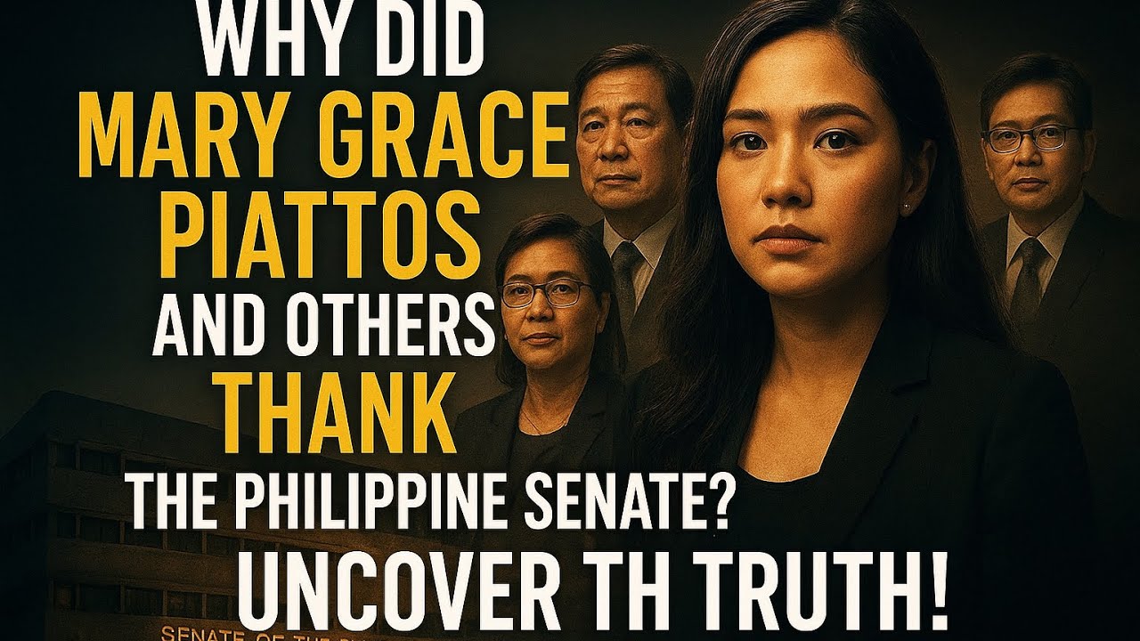 “Why Did Mary Grace Piattos and Others Thank the Philippine Senate ...