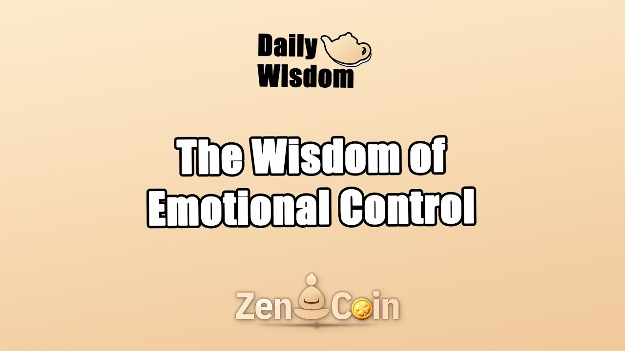 Mastering the Art of Emotional Balance |𝐙𝐞𝐧 𝐂𝐨𝐢𝐧 - YouTube