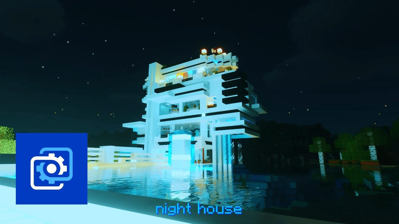 Minecraft Live Wallpaper - Night House (Available in Wallpaper Engine ...