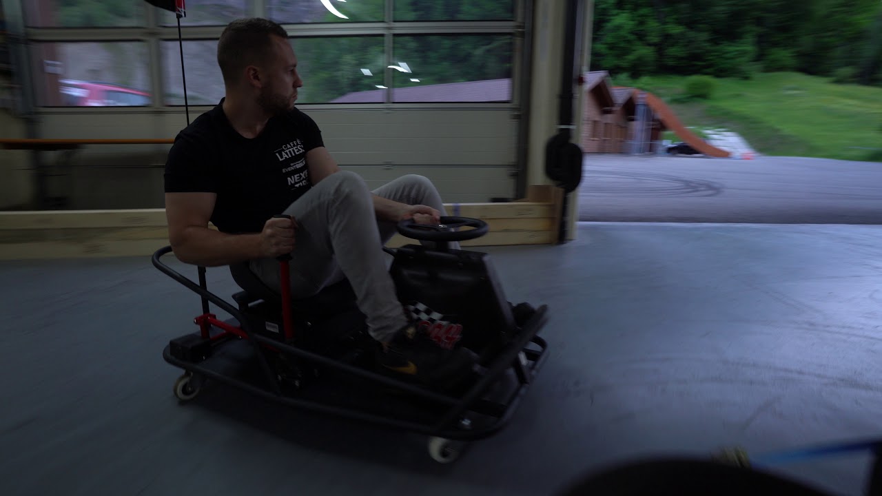 Josh Reynolds Backward Entry (Crazy Cart Competition) - YouTube