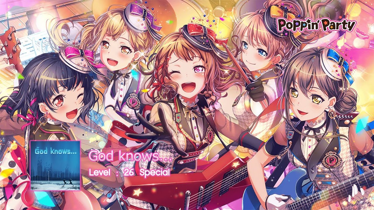 [BanG Dream!] Poppin'Party - God Knows... (Special Diff.) - YouTube
