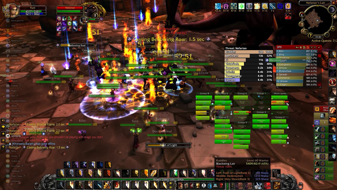 Blackwing Lair - Nefarian - Attempt 2 - Week 4, 10th Mar 2020 - YouTube