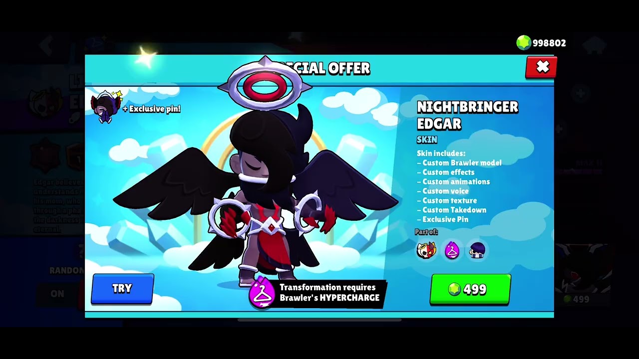 Getting all angel vs demon Edgar skins - YouTube