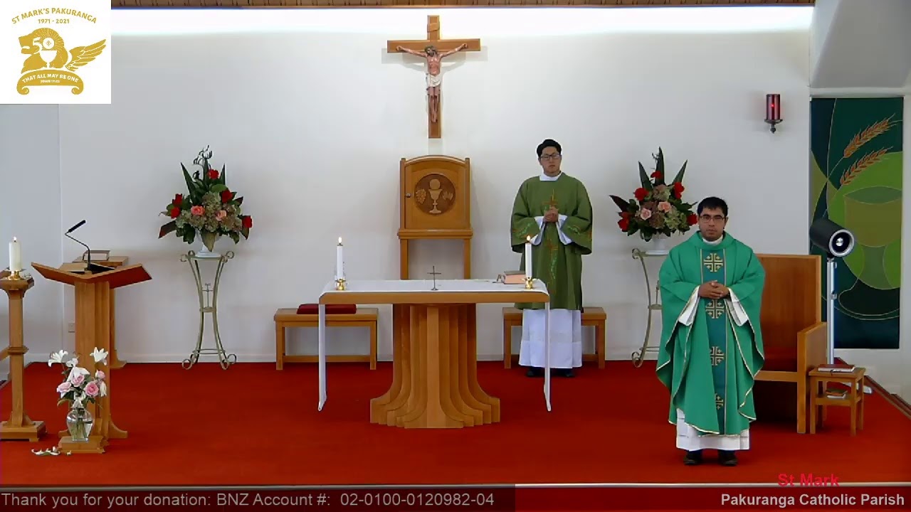 Online Mass - St. Mark's Pakuranga Catholic Church - YouTube