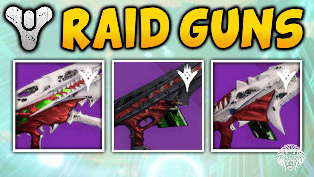 Destiny: KINGS FALL RAID WEAPONS! New Raid Loot Guns & Perks Overview ...