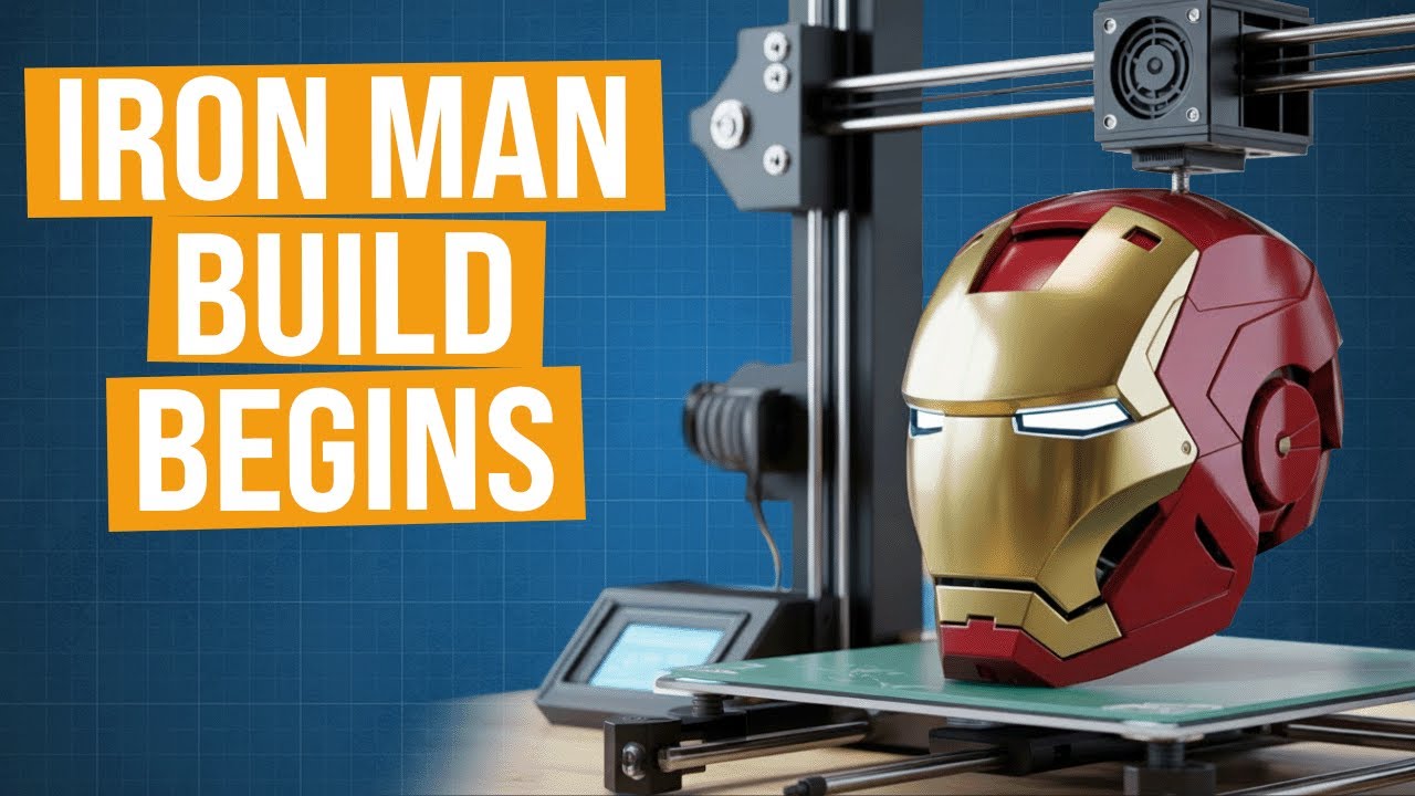 Starting Our 3D Printing Journey to Build an Iron Man Suit - YouTube