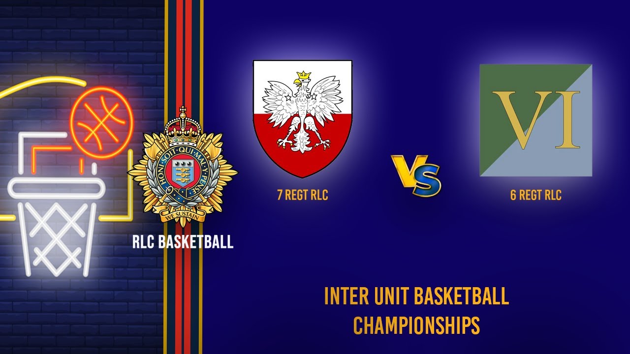 RLC Inter Unit Basketball Champs - 7 Regt RLC v 6 Regt RLC - YouTube