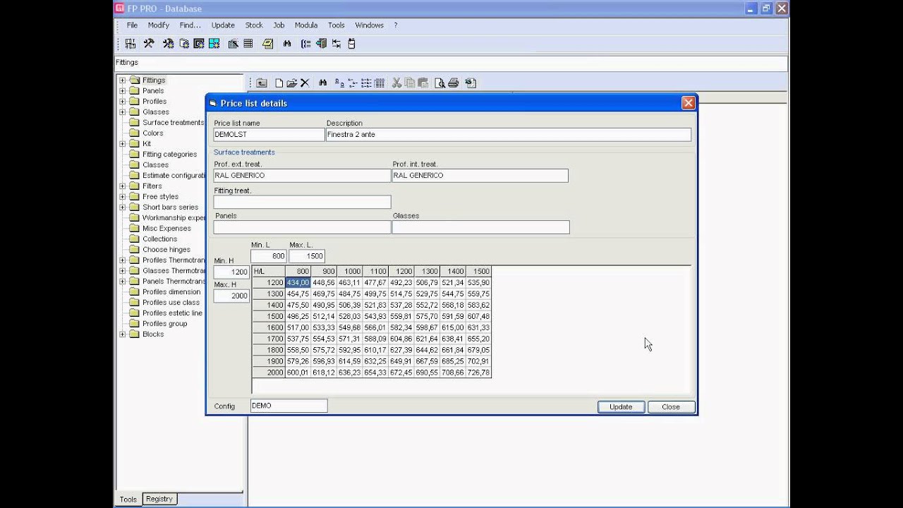 FP PRO - Price list calculation - YouTube