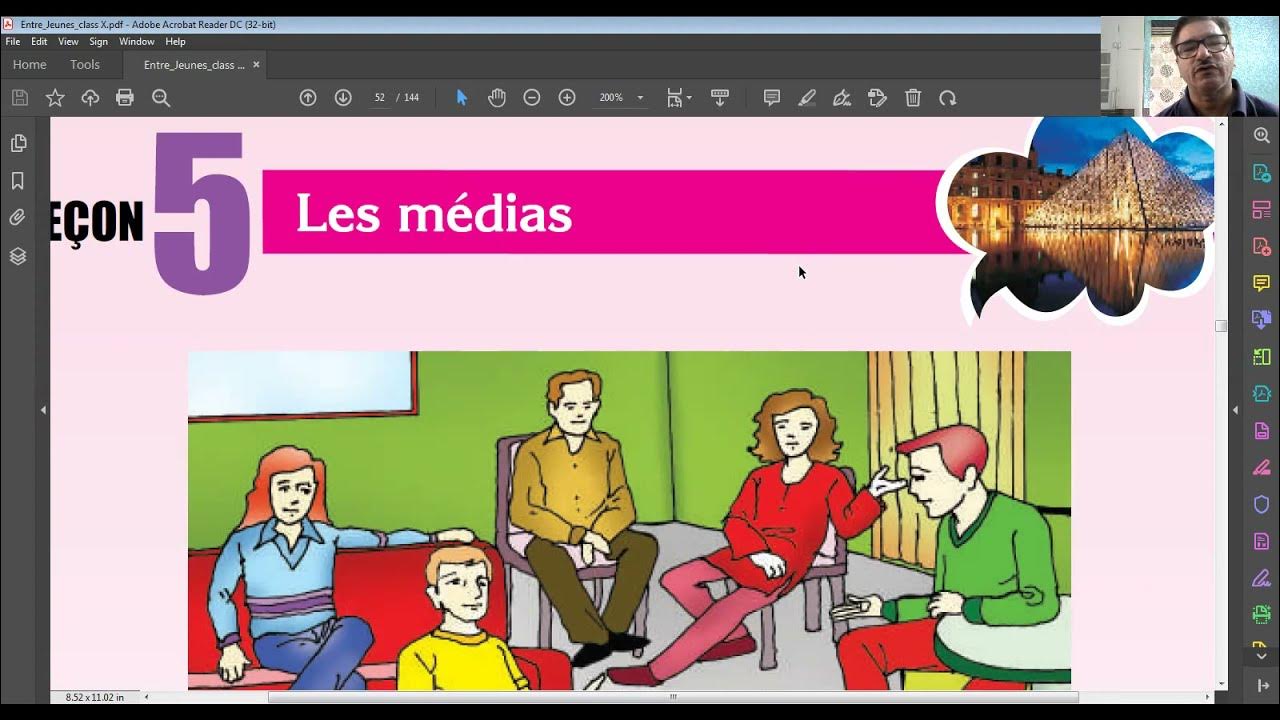 Chapter 5 Les Medias CBSE FRENCH Class 10 ENTRE JEUNES - YouTube