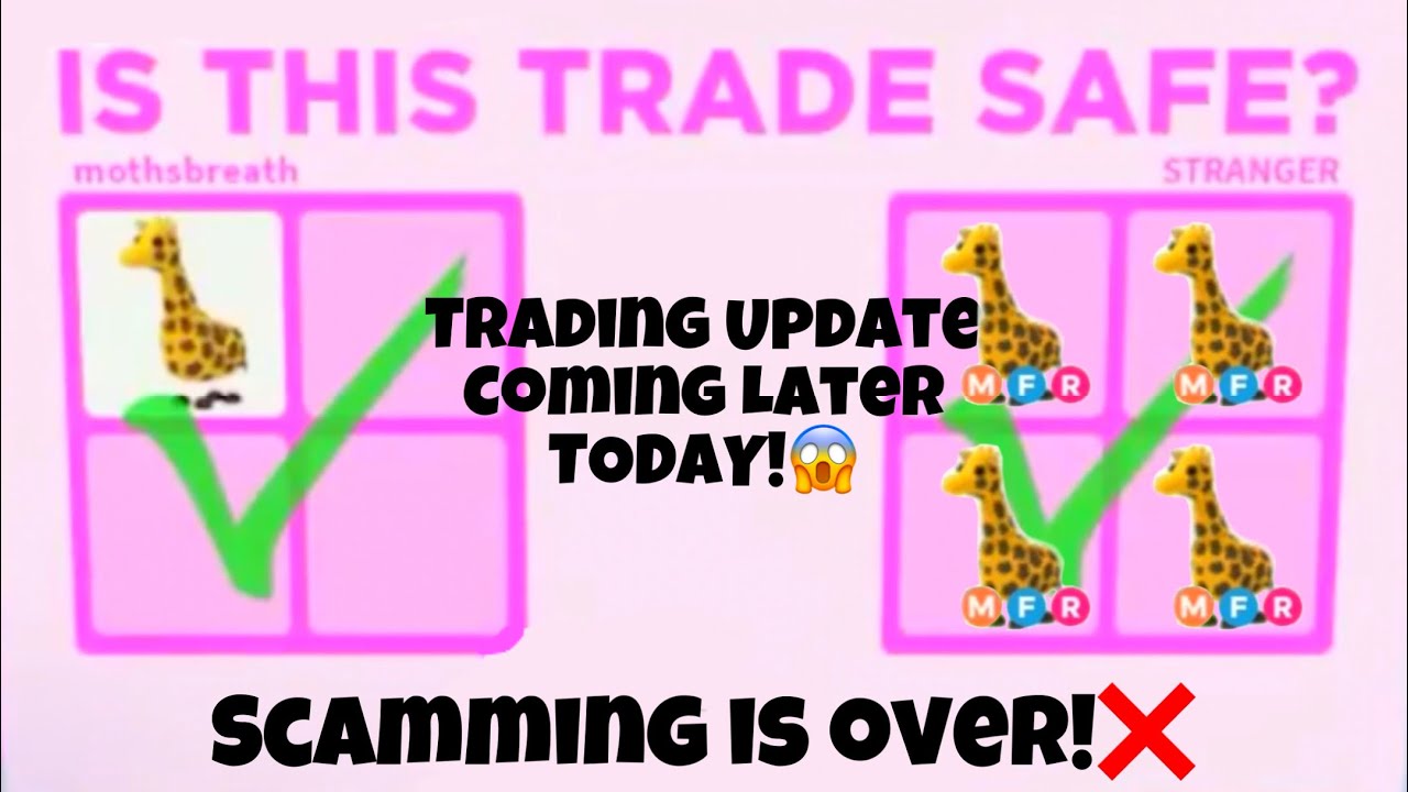 HUGE TRADING UPDATE COMING OUT TODAY IN ADOPT ME!!🤯 - YouTube