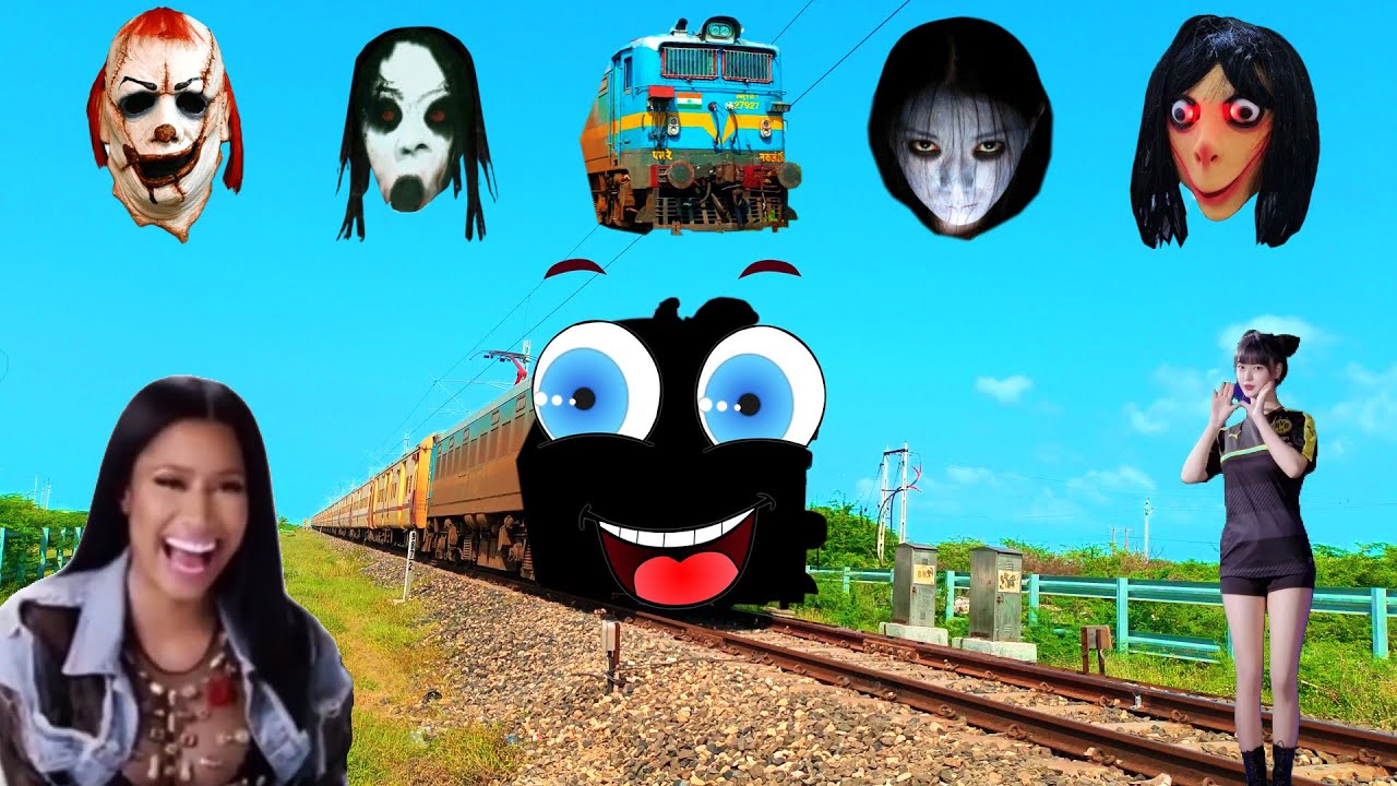 New train horror face model moments video | best horror train video ...