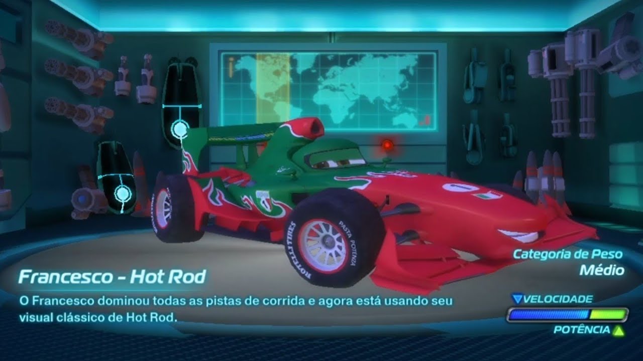 Francesco Bernoulli (Hot Rod) - Garage | Cars 2 The Video Game | PC Mod ...