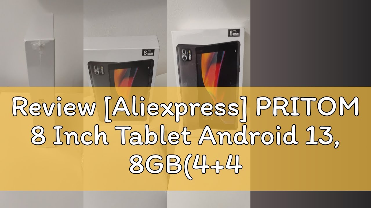 Review [Aliexpress] PRITOM 8 Inch Tablet Android 13, 8GB(4+4 Expand ...