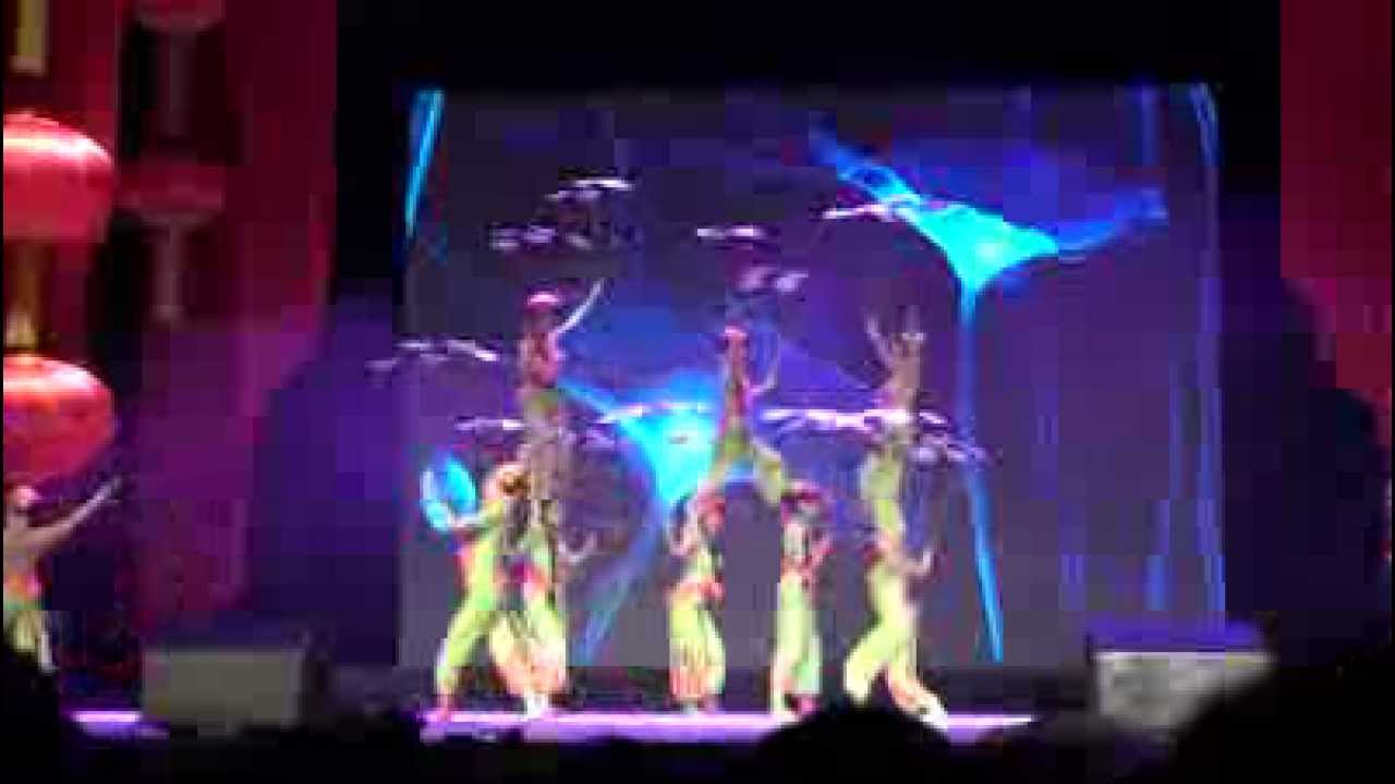 Incredible Plates Spinning ( China National Acrobatic Troupe )中國雜技－轉碟 ...