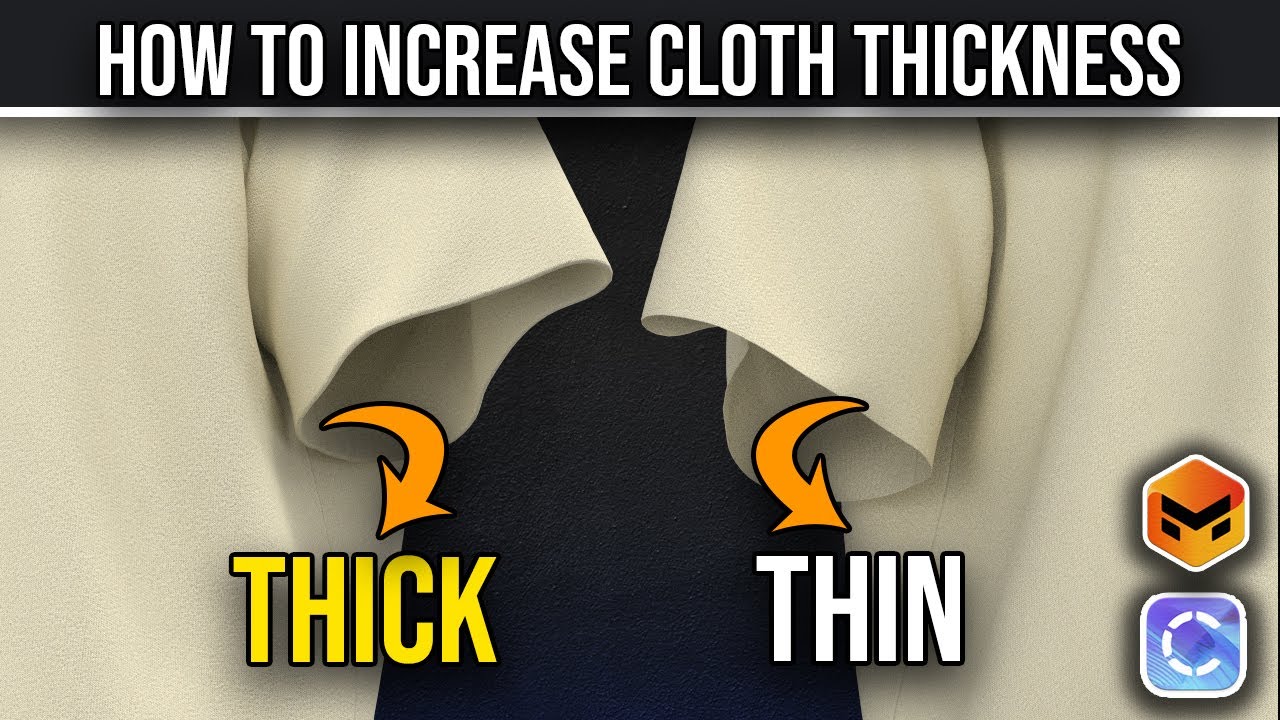 Clo3d Tutorial: 2 Ways to Make Your Cloth Thicker - YouTube