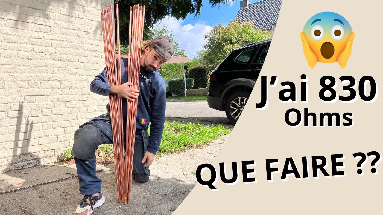 Comment installer un piquet de mise à la terre | Passer de 830 à 16 ...