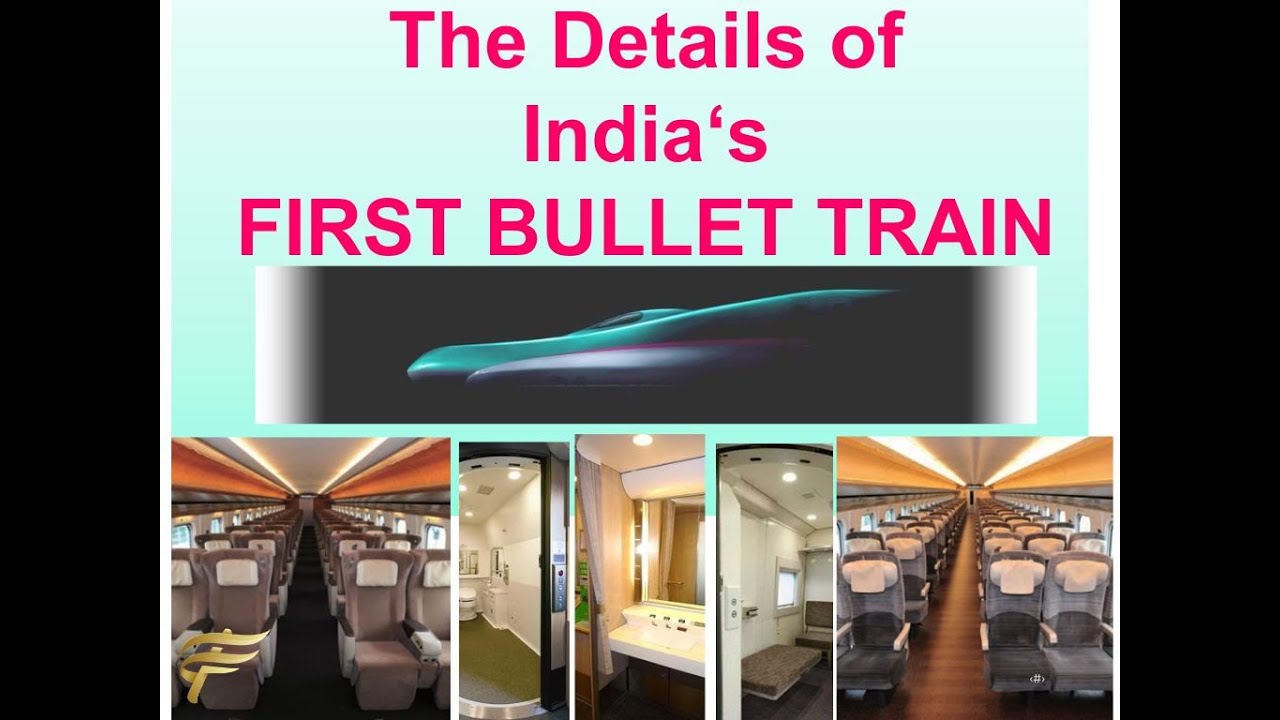 Detail's of India's First bullet train - YouTube