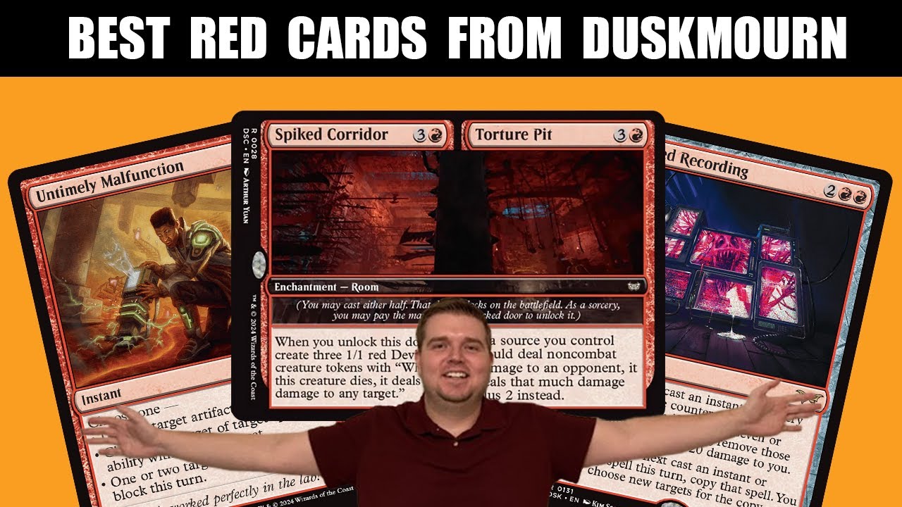 BEST RED COMMANDER CARDS FROM DUSKMOURN | Set Review - YouTube