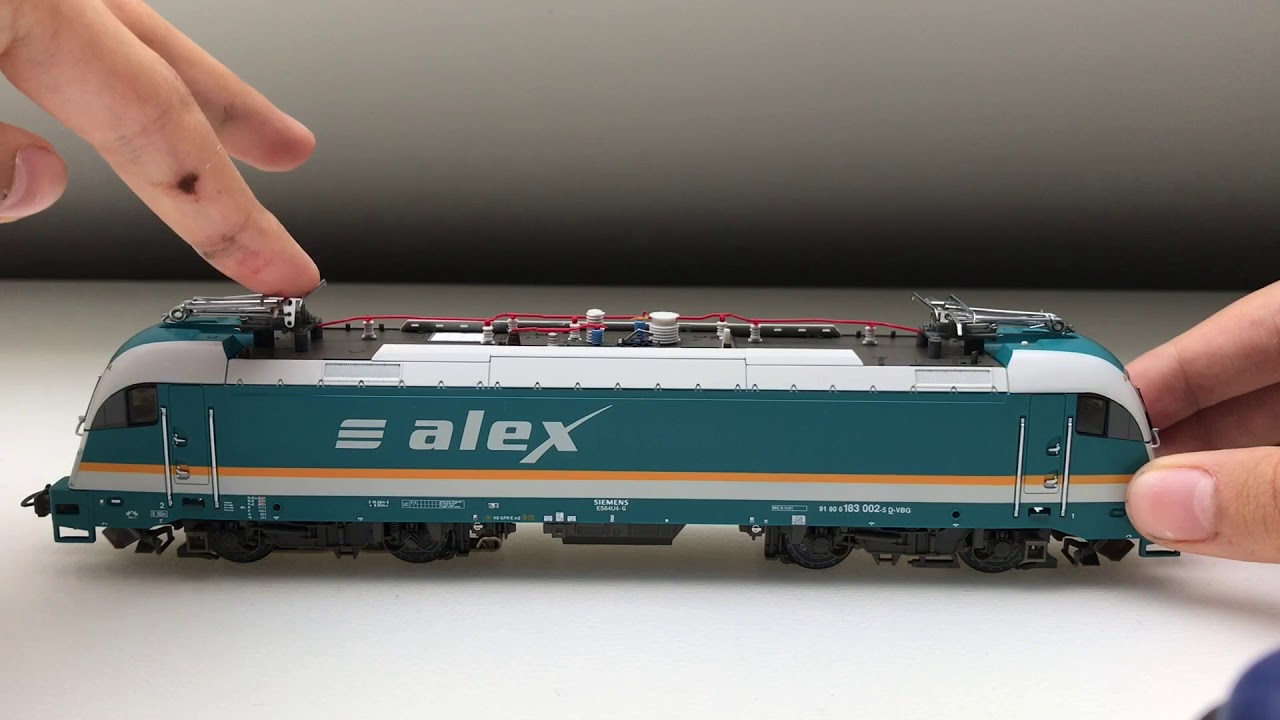 Unboxing BR 183 "Alex" #NRW Züge und Bahnhöfe - YouTube