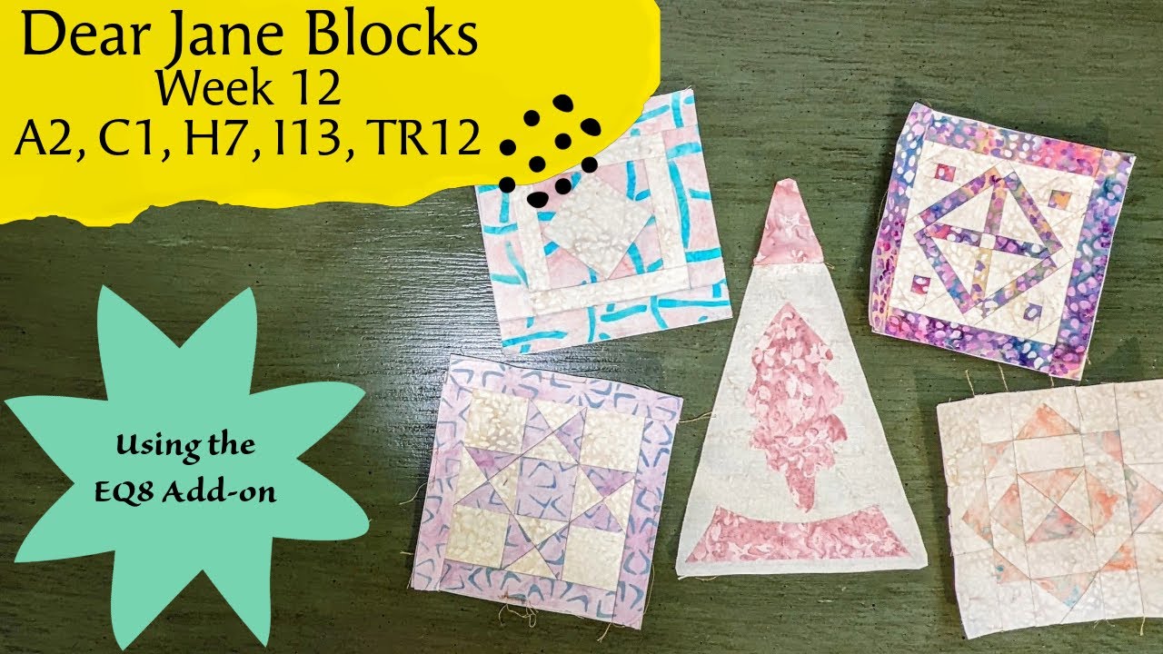 Dear Jane Week 12 - YouTube