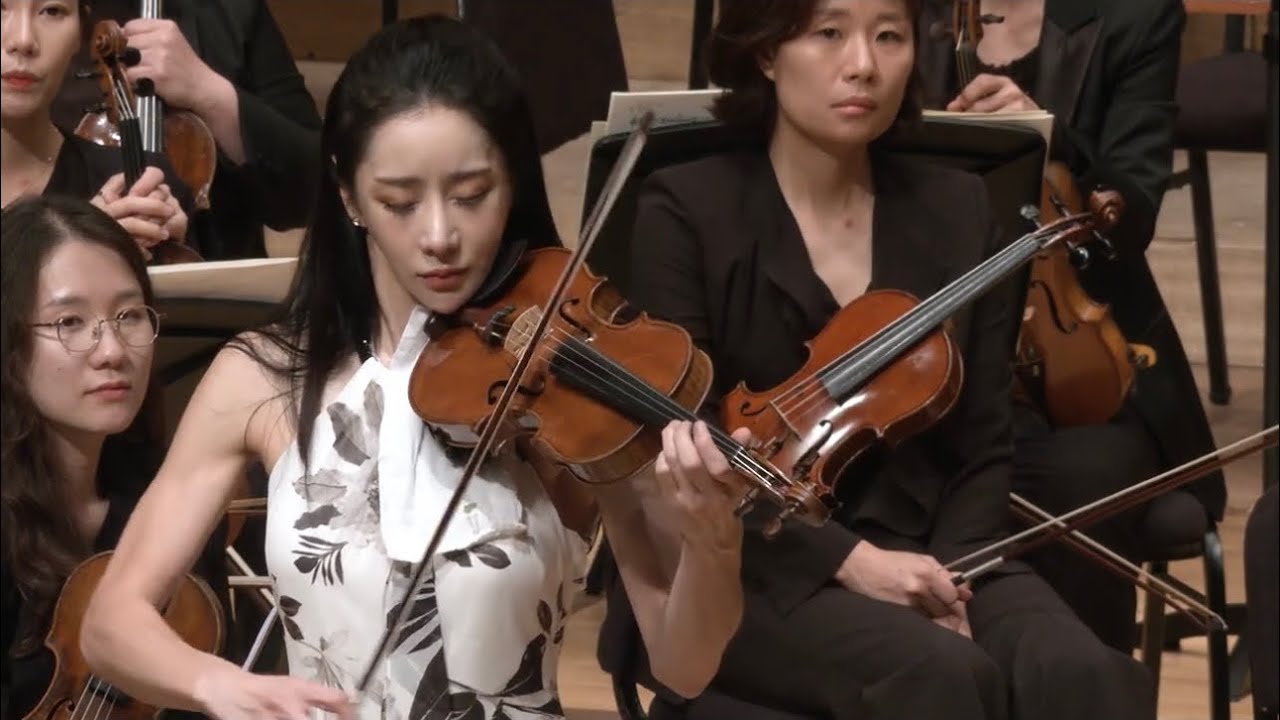 이자이 소나타 Zia Hyunsu Shin plays, Ysaye violin sonata No.2 Obsession ...