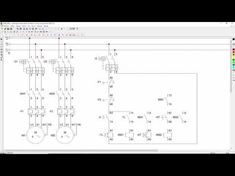 ARRANQUE SECUENCIAL DE 2 MOTORES CON UN SOLO PULSADOR - YouTube