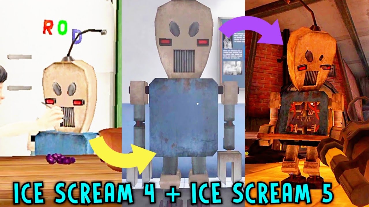 Evolution Of Prototype Mini Rods | Ice Scream 4 + Ice Scream 5 Timeline ...
