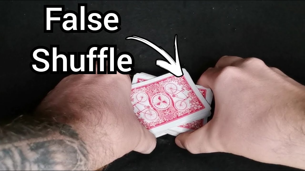 Learn To Do The Incredible Push Through False Riffle Shuffle. - YouTube
