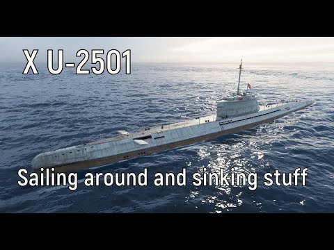 World of Warships - X U-2501 Replay, sailing around and sinking stuff - YouTube